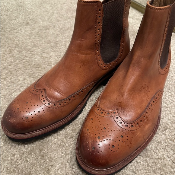 Thomas & Vine | Shoes | Thomas And Vine Wingtip Chelsea Boot | Poshmark
